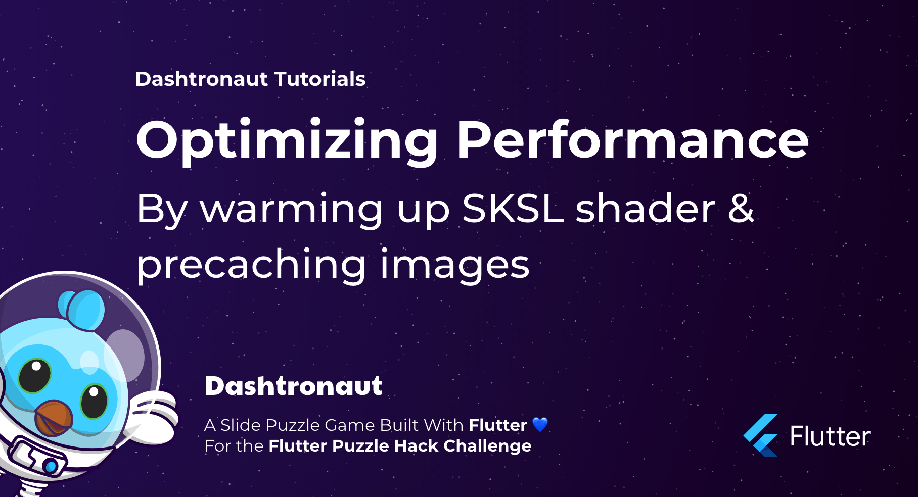 Performance | Dashtronaut Tutorials